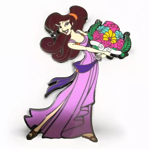 Disney | Accessories | Disney Fantasy Pin Meg Princess Megara Flowers ...